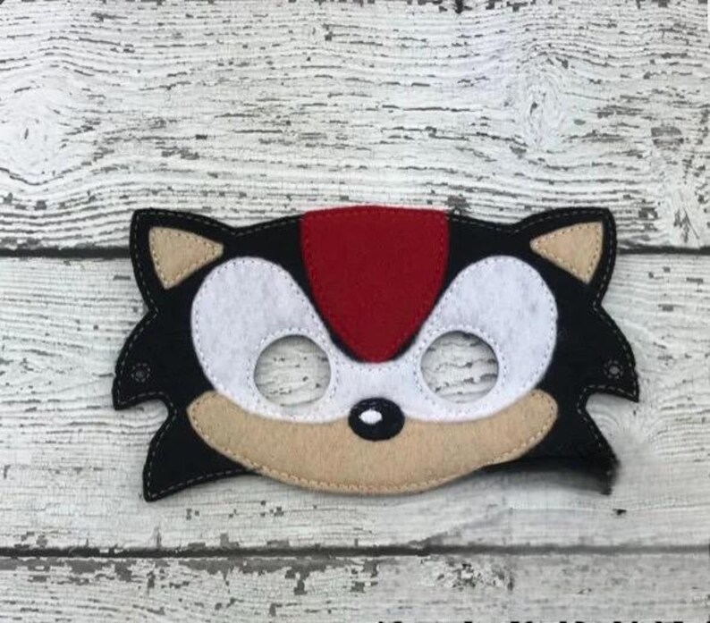 Handmade Sonic and Friends Inspired Felt Face Mask - Etsy
