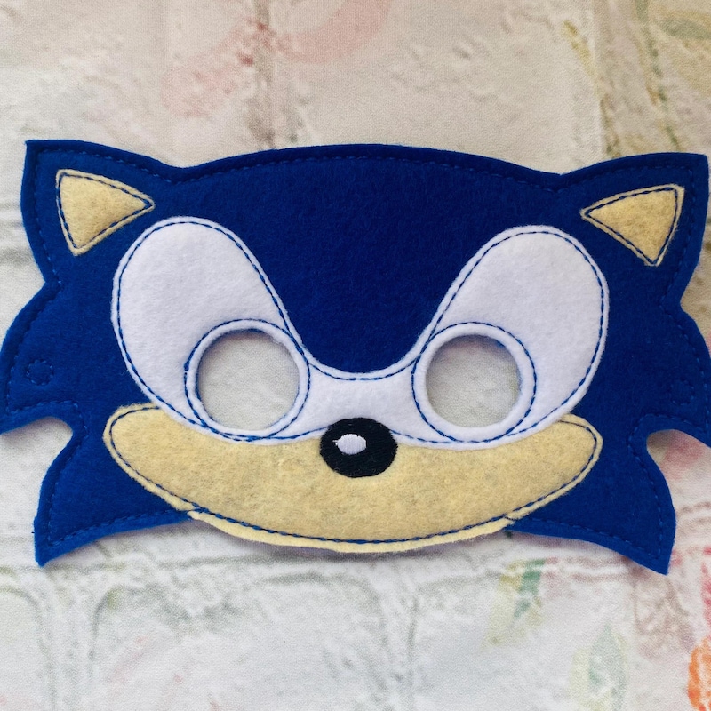 Sonic the Hedgehog Mask - Etsy
