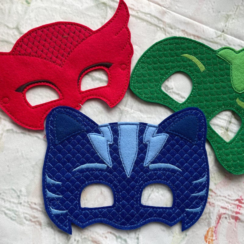 Pj Mask Face Mask - Etsy