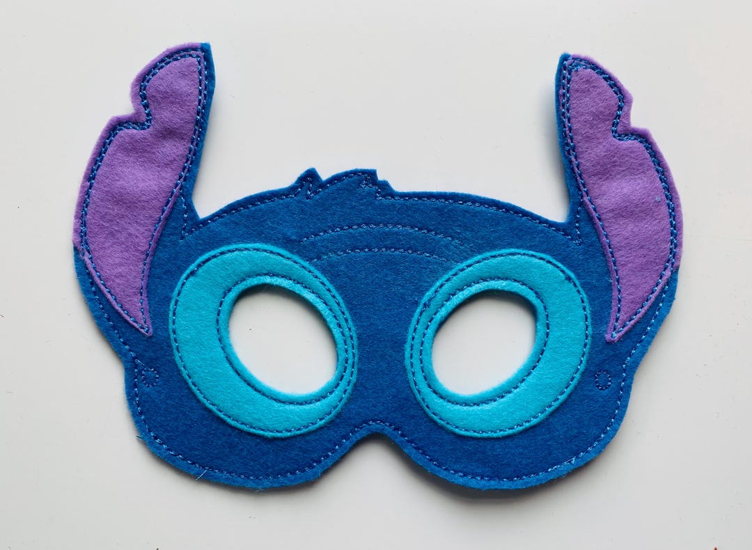 Handmade Stitch Character Felt Face Mask - Etsy