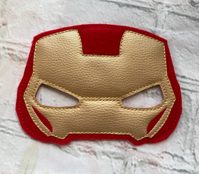 Handmade Superhero Character Felt Face Mask - Etsy