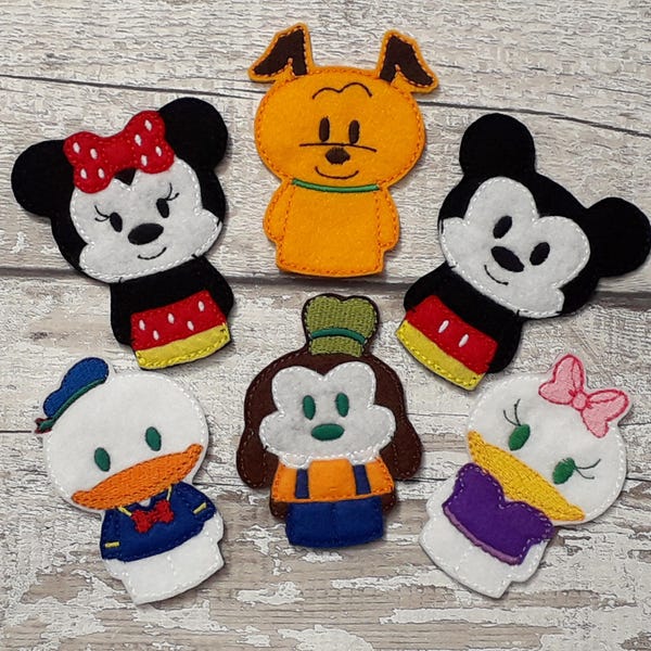 Mickey Mouse Puppets - Etsy UK
