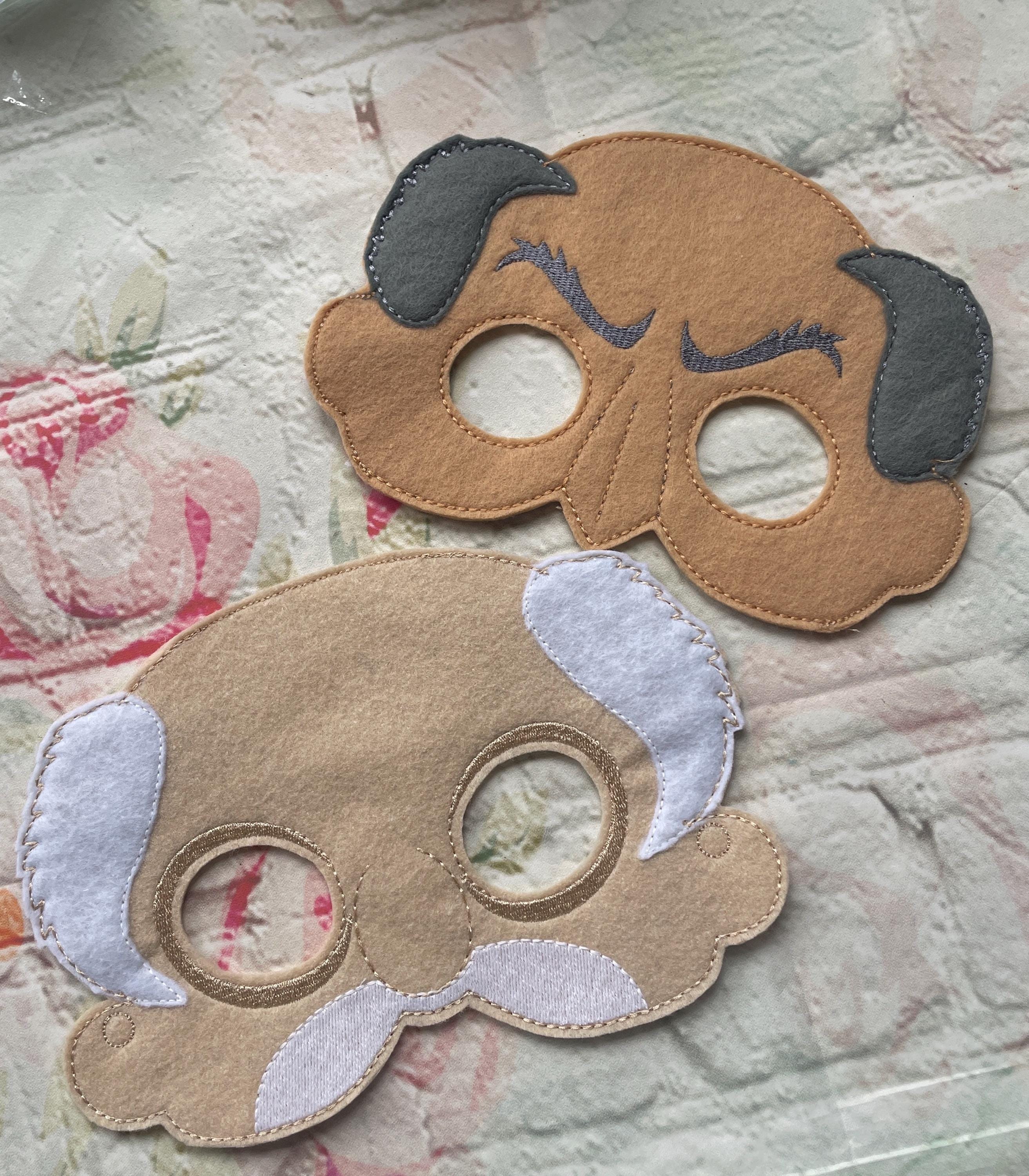 Handmade Muppet Character Felt Face Mask - Etsy