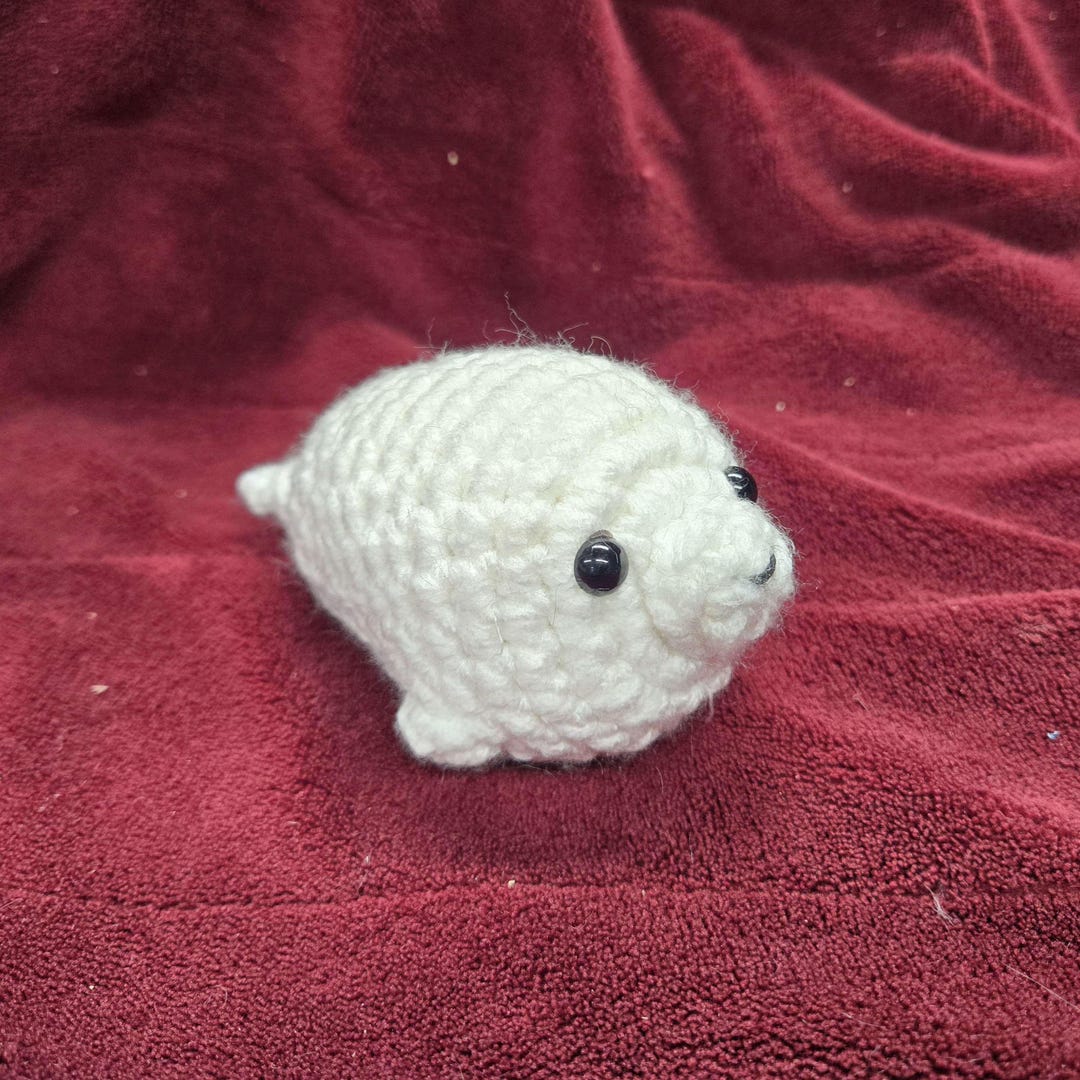 Handmade Cute Crochet Seal Stuffies - Etsy