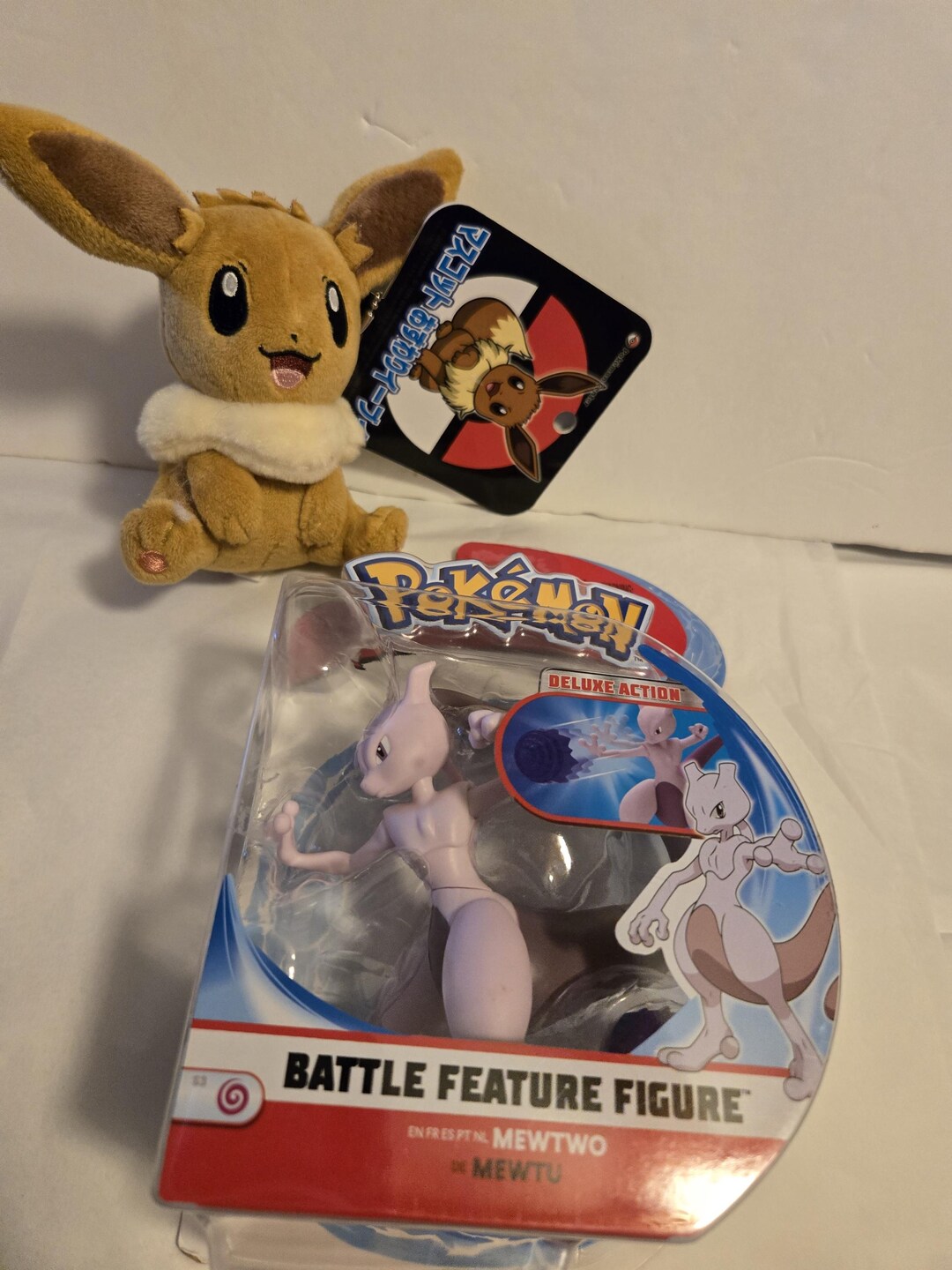 Pokemon Mewtwo Figure and Stuffed Animal - Etsy