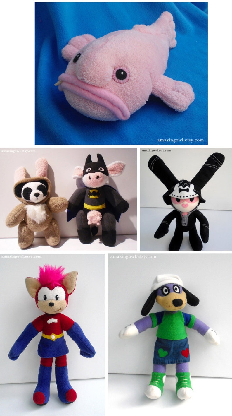 Custom Character / Creature Plush inquire for Pricing - Etsy