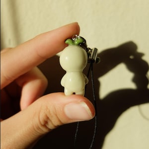 Smiski Polymer Clay Phone Charm | Glow in the Dark | Smiski Gardening ...