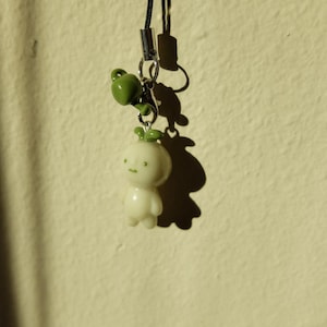 Smiski Polymer Clay Phone Charm | Glow in the Dark | Smiski Gardening ...