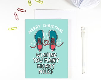 Flying Through the Snow Greeting Card Christmas Card for - Etsy UK