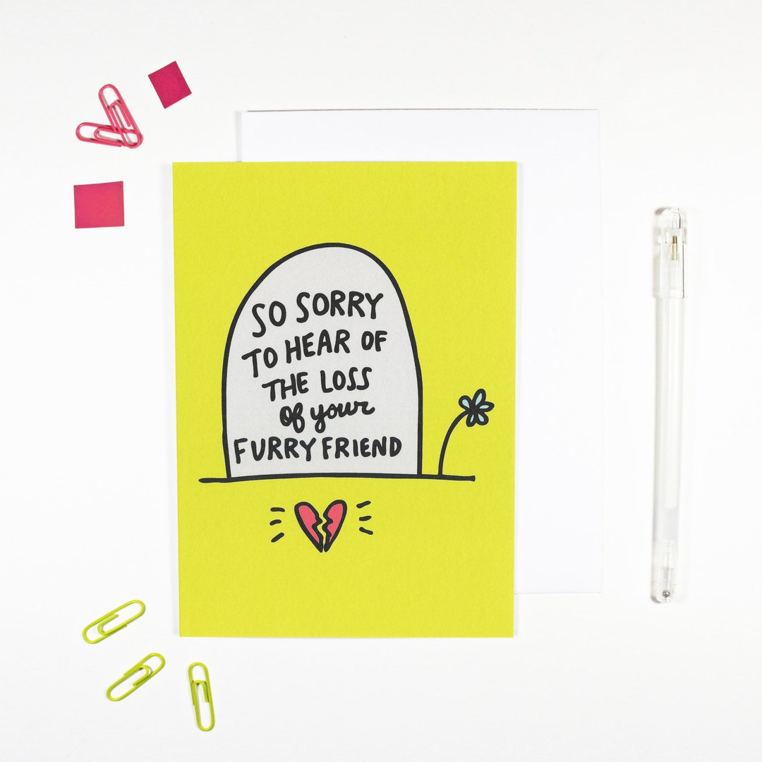 Pet Sympathy Card Lost Pet Loss Card Etsy pet-sympathy-card-lost-pet-loss-card-etsy
