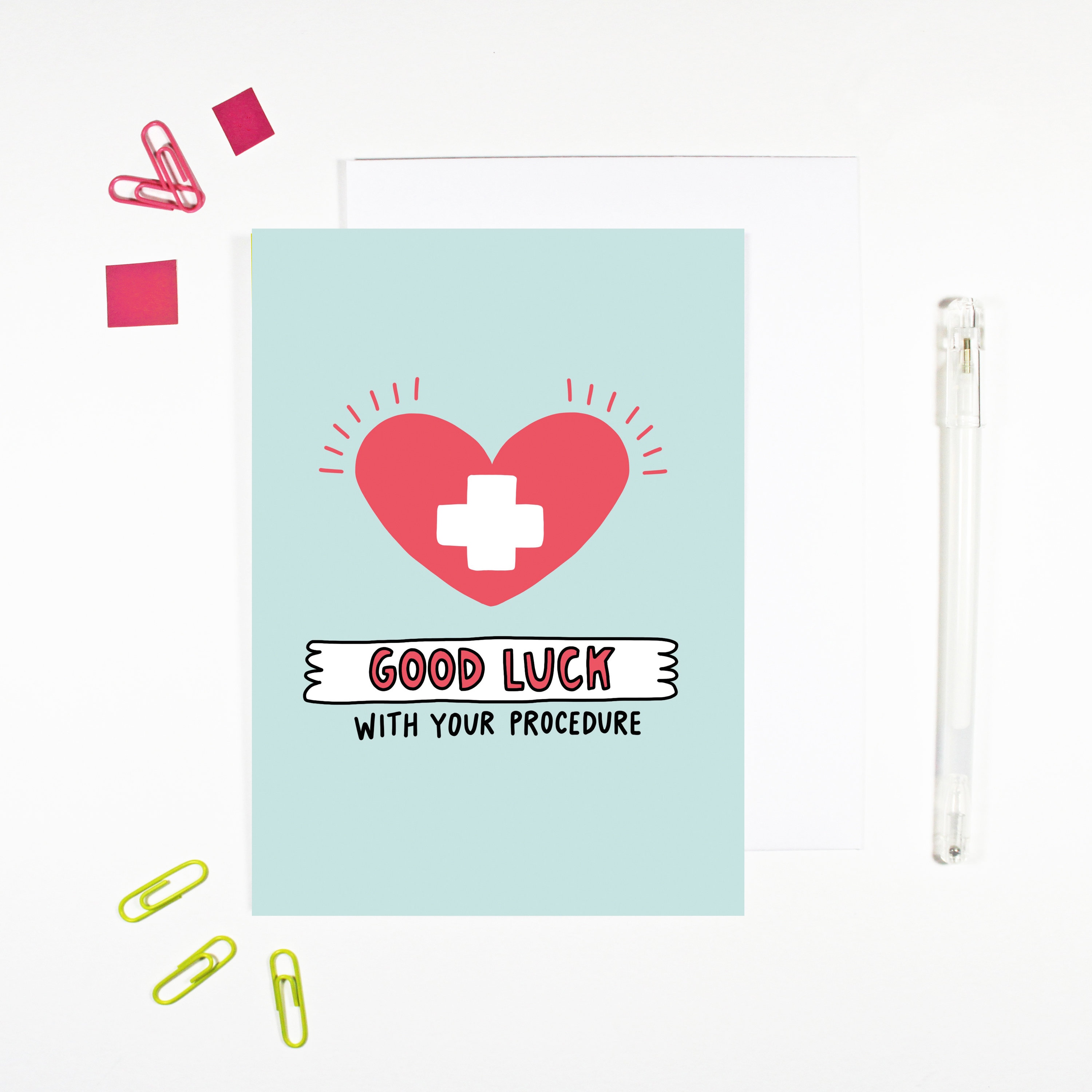 Good Luck With Your Procedure Operation Card | Etsy
