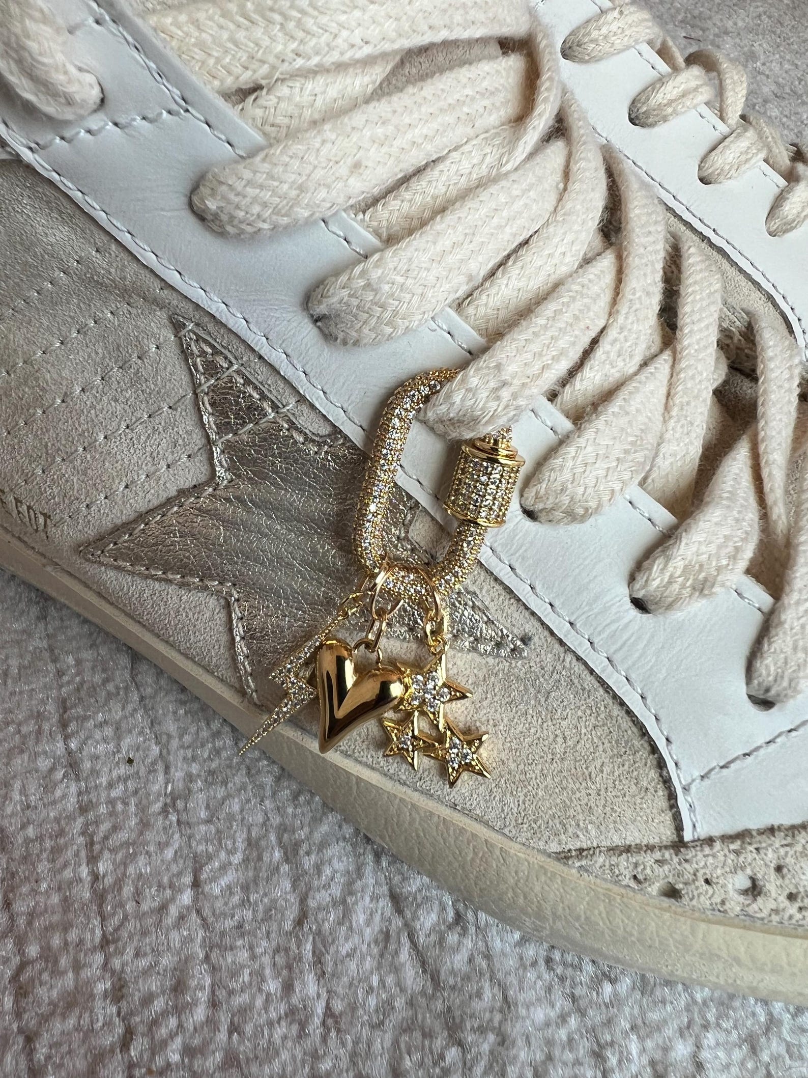 Carabiner With Multi-charm Options:gold Charms, Sneaker Charms, Shoe ...