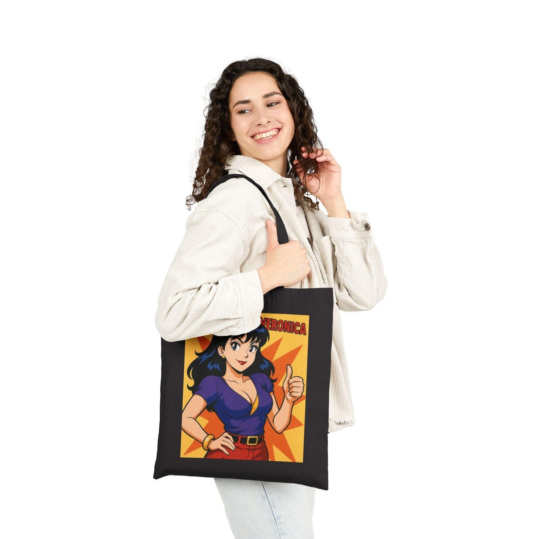 Veronica Cotton Canvas Tote Bag - Etsy