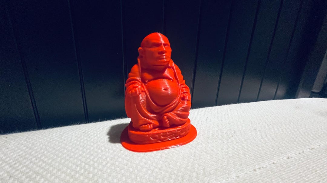 Dwayne the Buddha Johnson. Dwayne the Rock Johnson and Buddha Mesh ...