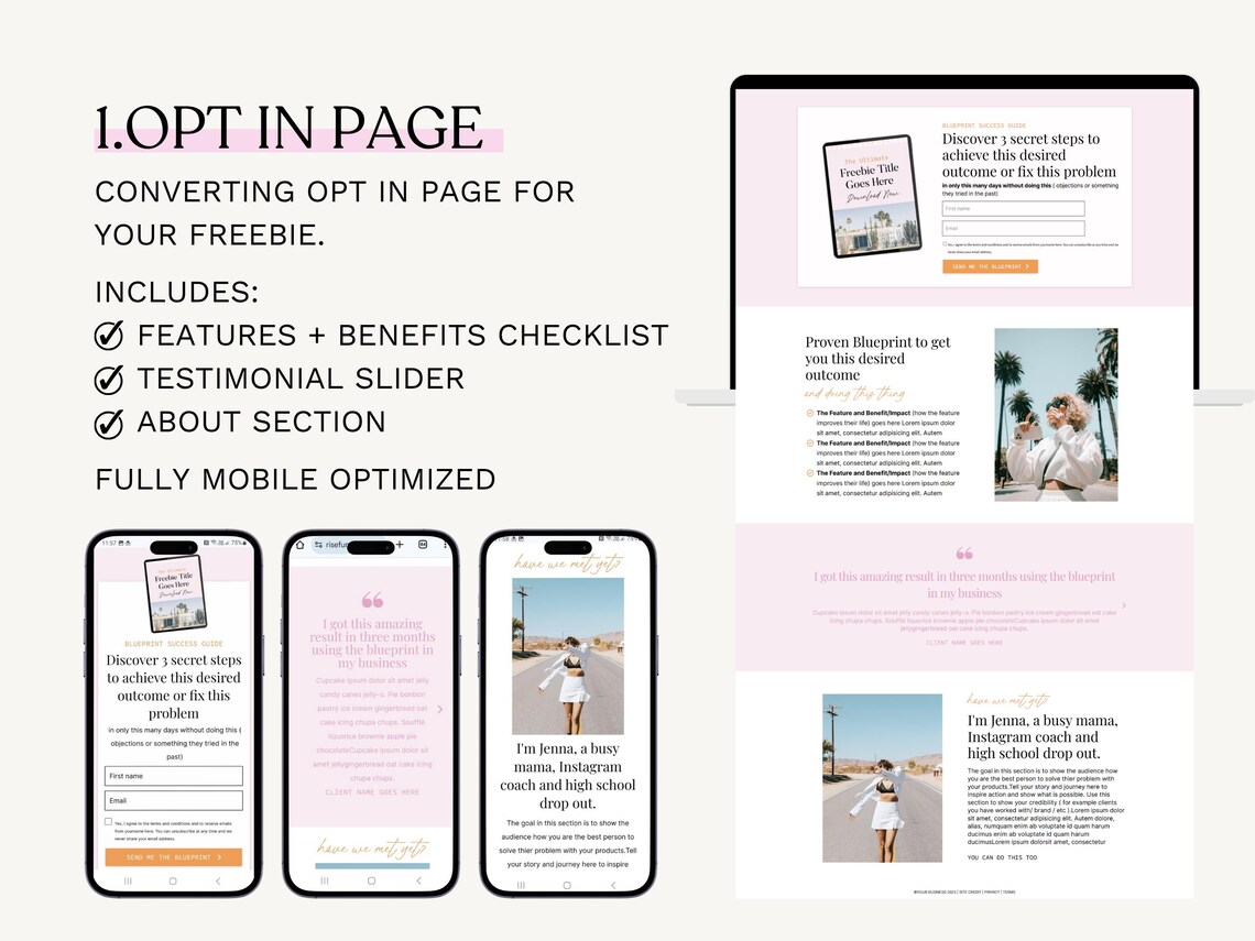 Systeme.io Sales Funnel Template. Low Ticket Offer. Upsell Funnel ...