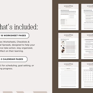 Fillable Workbook Template, Course Creator, Checklist, Journal (google ...