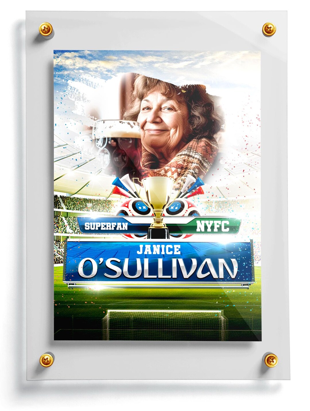 Custom Soccer Card | Football Funny Card | Gift for Grandma | Fun Mom ...