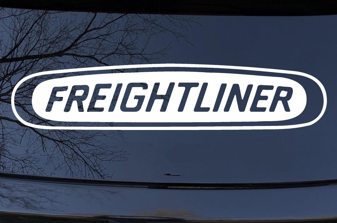 10in X 2.3in Freightliner Logo Car or Truck Window Laptop Decal Sticker ...