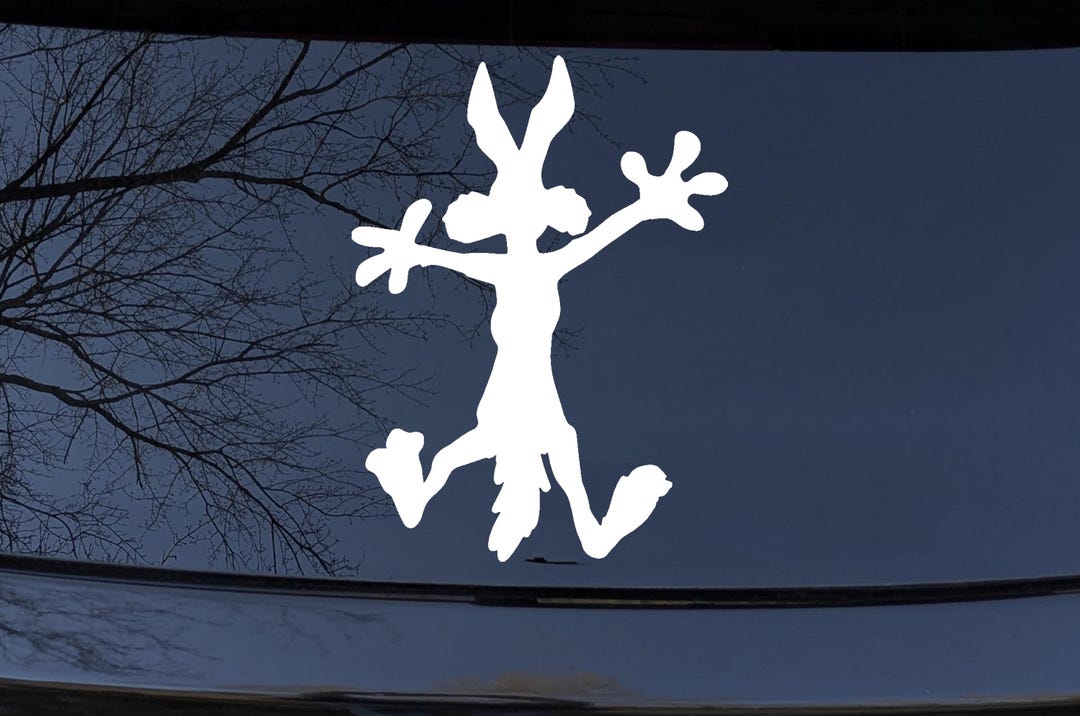 10in X 7.5in Coyote Splat for Dents Car or Truck Window Laptop Decal ...
