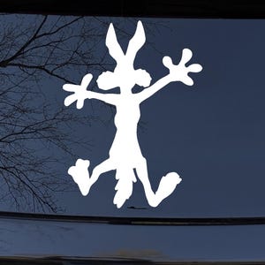 10in X 7.5in Coyote Splat for Dents Car or Truck Window Laptop Decal ...