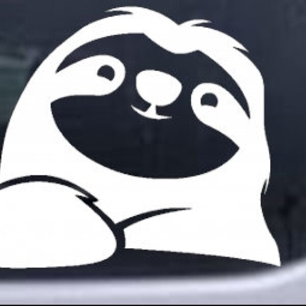 Sloth Decals - Etsy