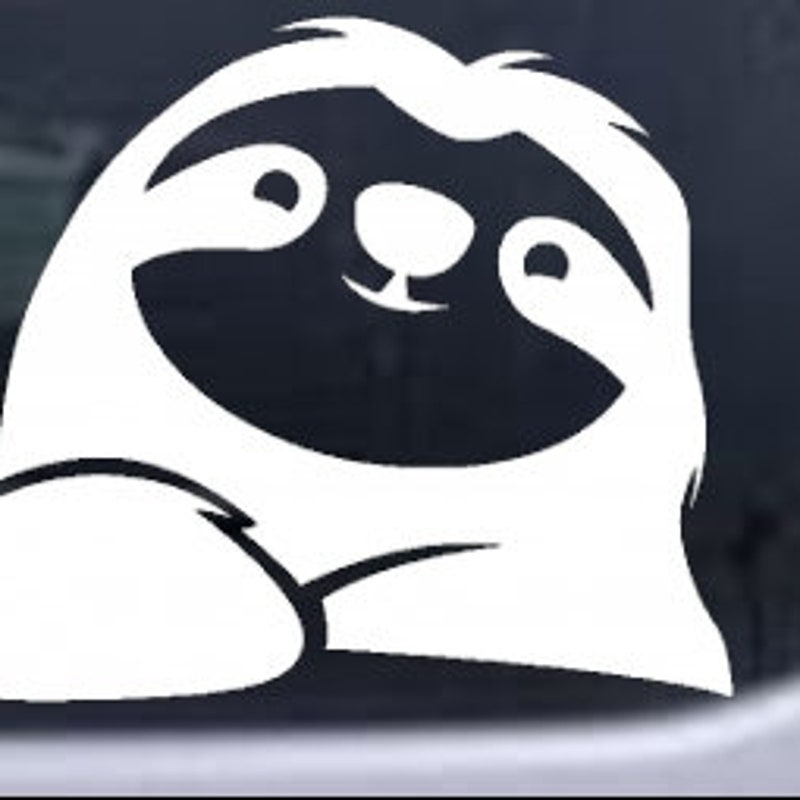Sloth Decals - Etsy