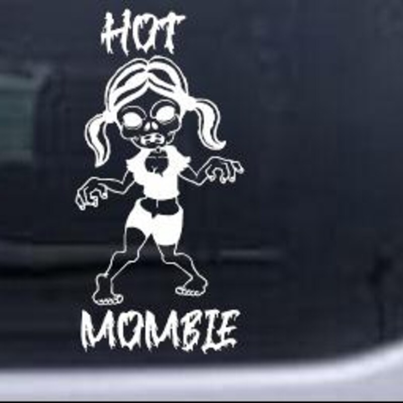 Zombie Car Decal - Etsy