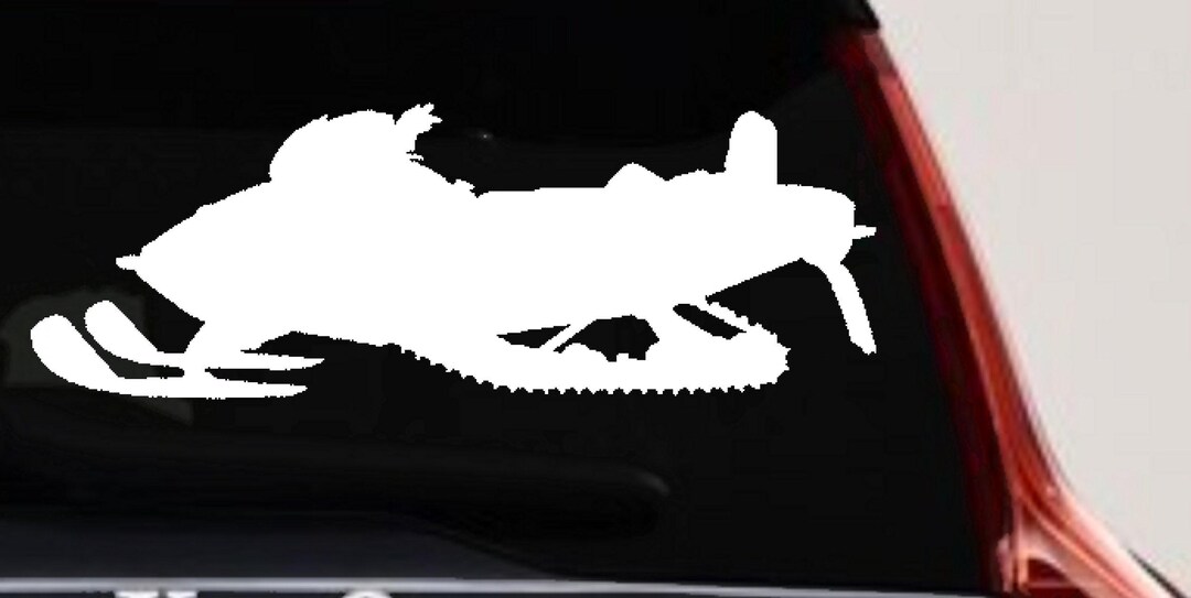 Snowmobile Window Decal Sticker | Car Truck off Road Vinyl Graphic - Etsy