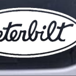 10in X 4.3in Peterbilt Logo Car or Truck Window Laptop Decal Sticker ...