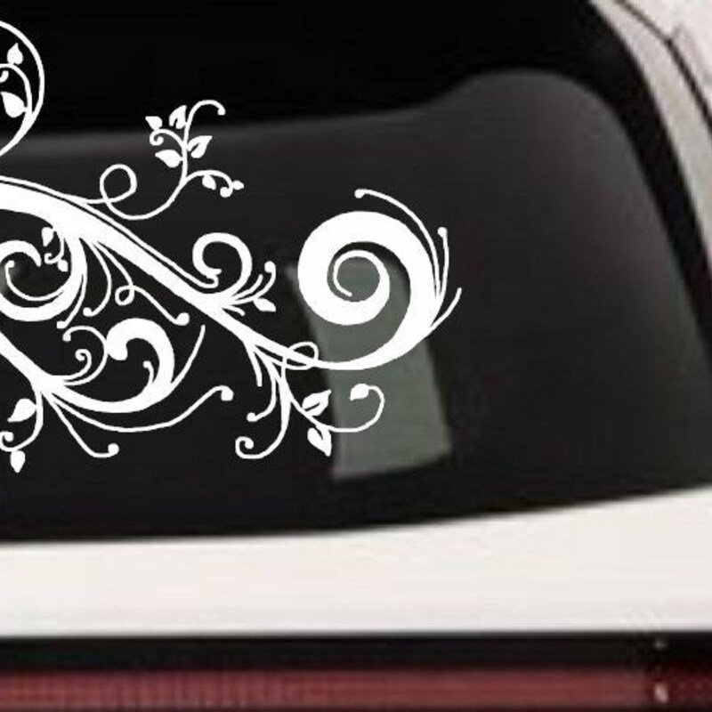 Swirl Vinyl Decal - Etsy