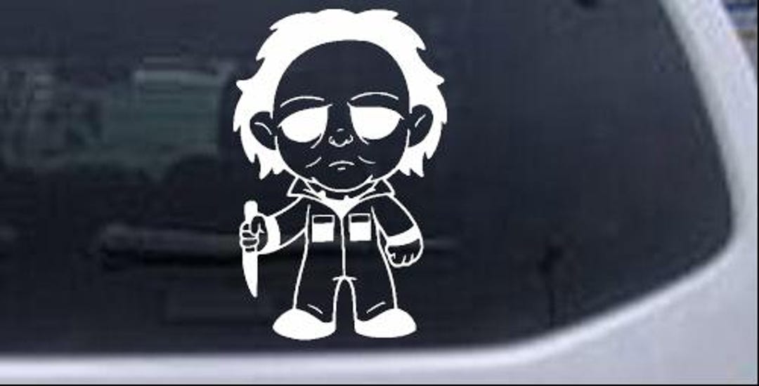 Horror Baby Kid Michael Myers Halloween Car or Truck Window Laptop ...