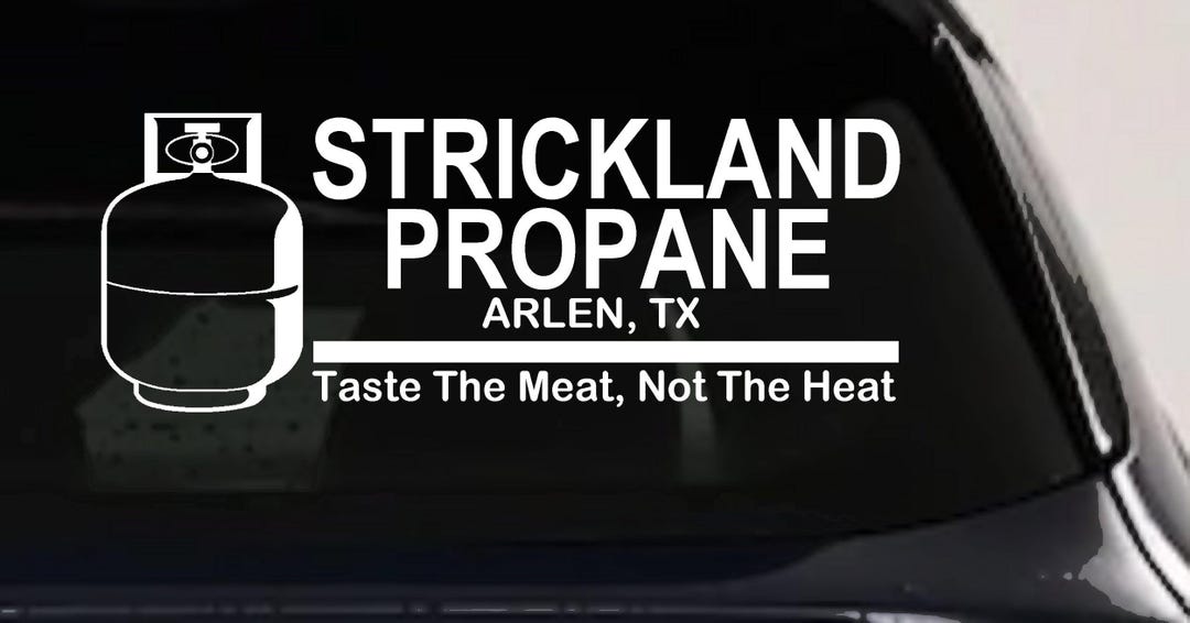 Strickland Propane Vinyl Decal - Car Truck Window Laptop Sticker - Etsy