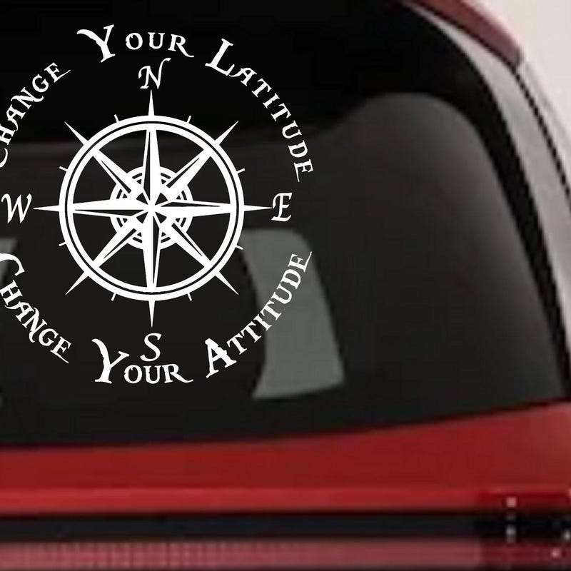 Compass Decal - Etsy