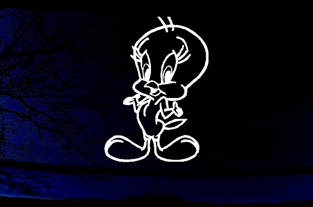 Tweety Bird Vinyl Decal Sticker - Car, Truck, Laptop - Etsy