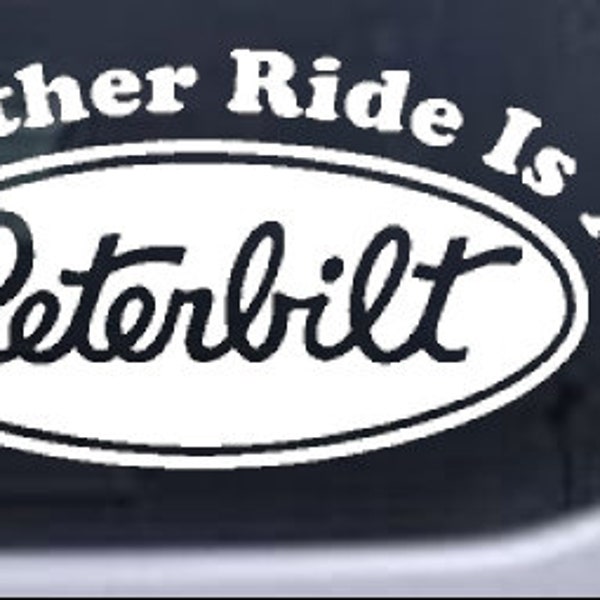 Peterbilt Window Sticker - Etsy