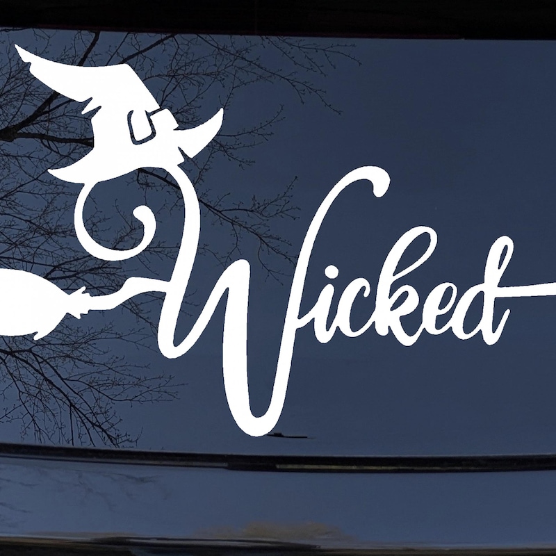 Wicked Car Window Decal - Etsy