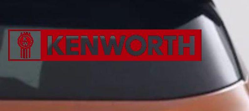 Kenworth Logo Decal: Car Truck Window Laptop Sticker (10in X 1.8in) - Etsy
