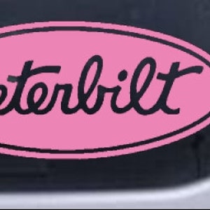 10in X 4.3in Peterbilt Logo Car or Truck Window Laptop Decal Sticker ...