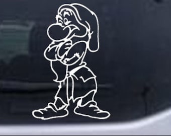 Grumpy Dwarf Sticker - Etsy