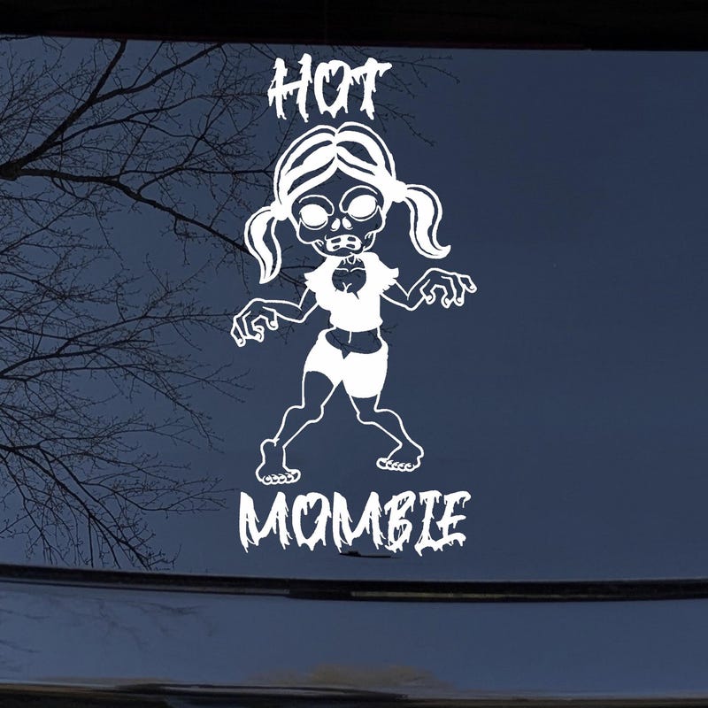Zombie Car Decal - Etsy