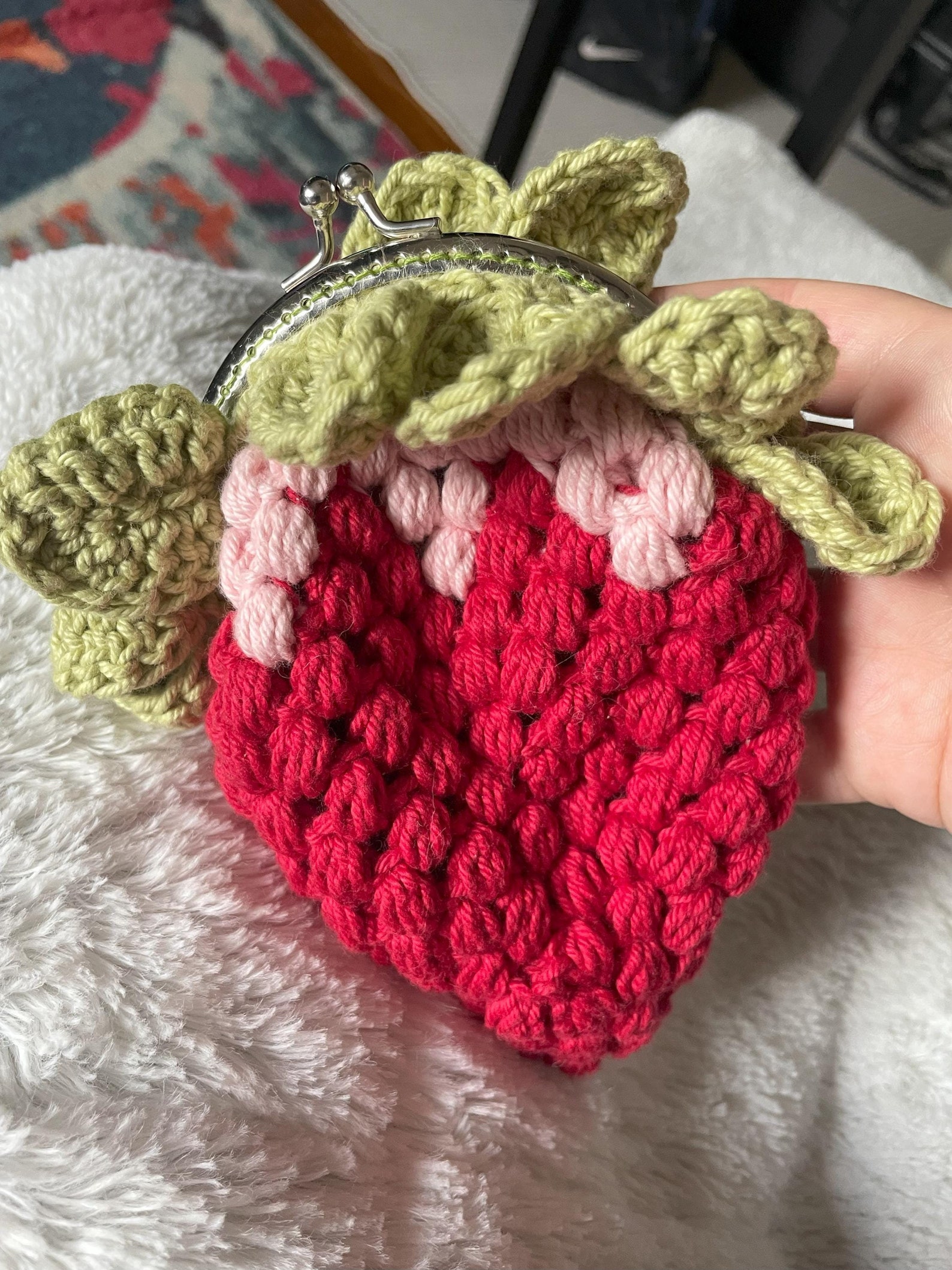 Strawberry Coin Purse Crochet Pattern - Etsy
