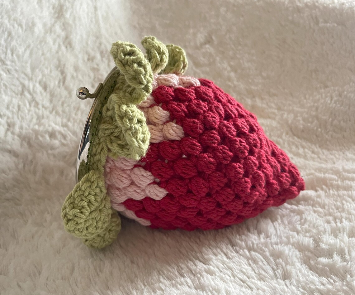 Strawberry Coin Purse Crochet Pattern - Etsy