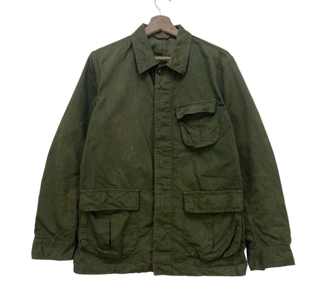 Ship Jet Blue Japan Field Jacket Military Styled Jacket - Etsy