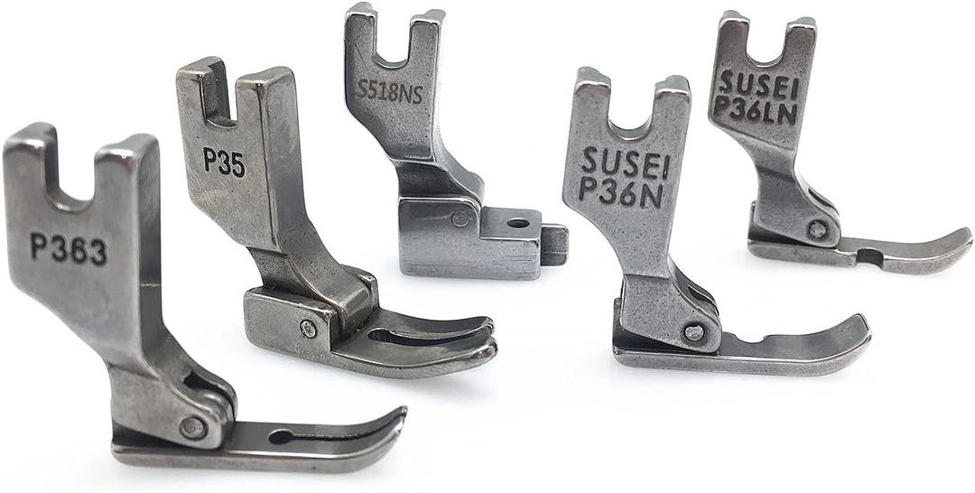 5pcs. Presser Feet,left Zipper,right Zipper Foot,standard Zipper Foot ...