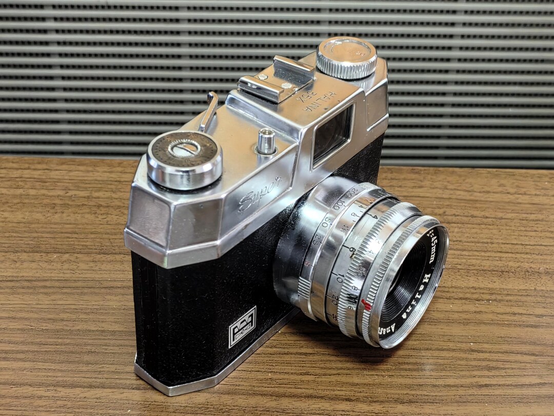 Vintage 1950s Halina Super 35 Film Camera With Leather Case - Etsy UK