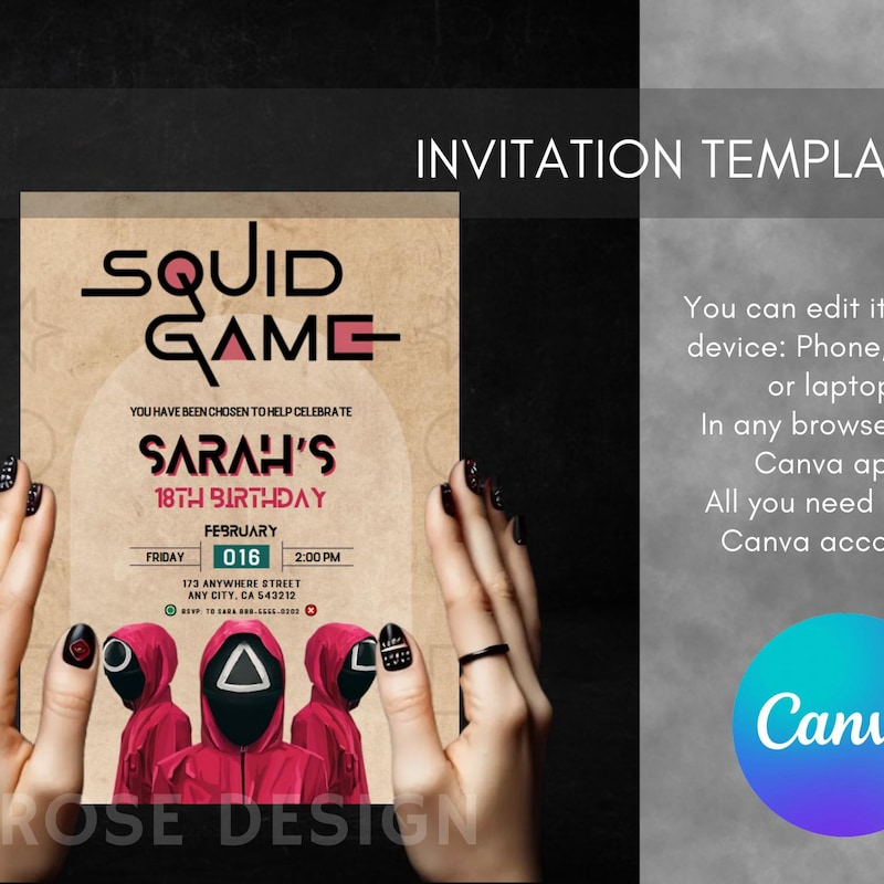 Squidgames Cards - Etsy