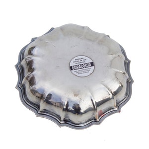 Vintage International Silver Scalloped Silverplate Cranberry Raspberry ...