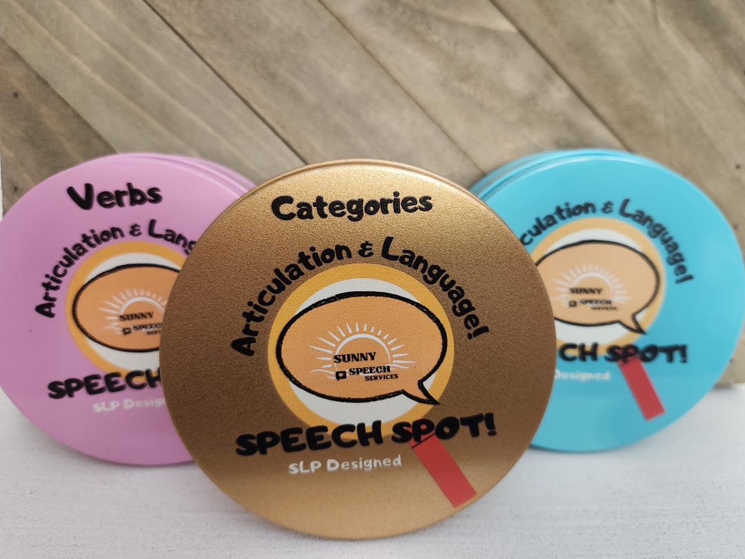 Speech Spot BUNDLE- All Three Sets! Articulation/language, Verbs and ...