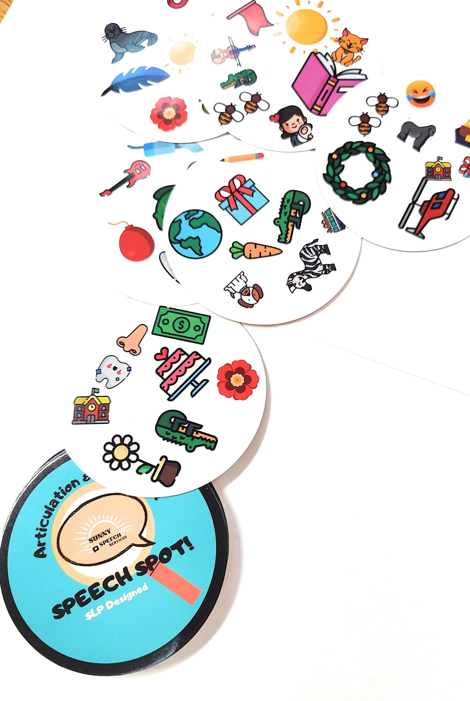 Speech Spot Card Game (articulation and Language) - Etsy