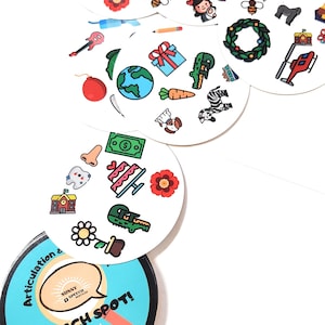 Speech Spot Card Game (articulation and Language) - Etsy
